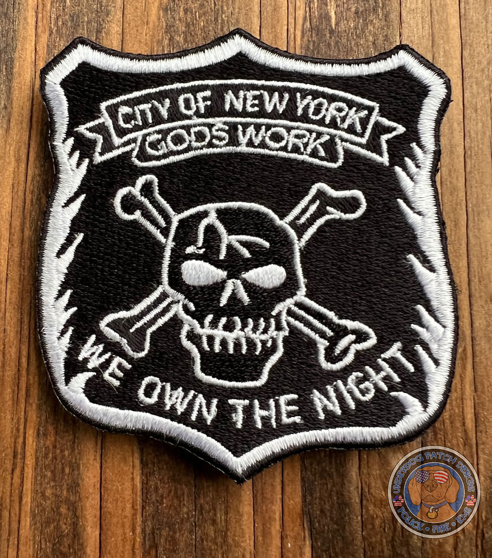 NYPD PATCHES | Underdog Patch Desig