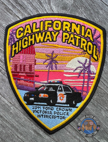 California Highway Patrol CVPI 5” enthusiast patch | Underdog Patch Desig