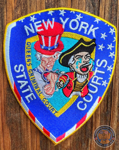 New York State Courts Queens Fourth of July embroidered patch ...