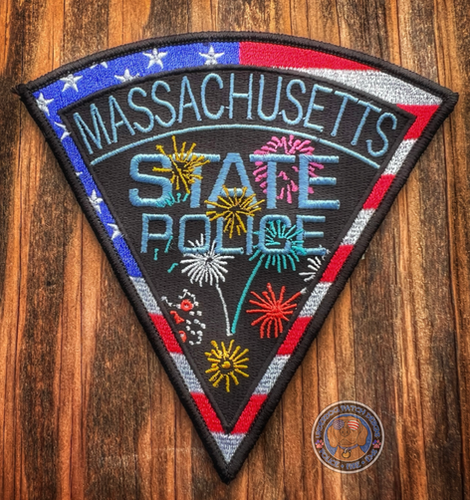 Massachusetts State Police Fourth of July embroidered patch | Underdog ...