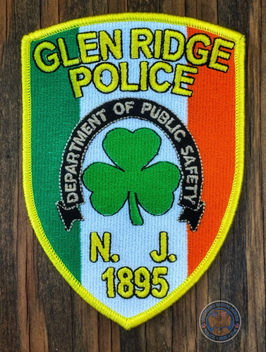 Glen Ridge NJ Police St. Patrick’s Day patch | Underdog Patch Desig