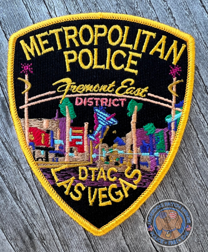 Las Vegas Fremont East DTAC embroidered patch | Underdog Patch Desig