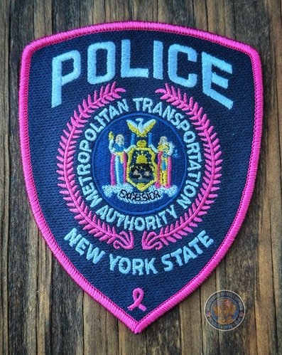 MTA Police NY Breast Cancer Awareness fundraiser patch | Underdog Patch ...