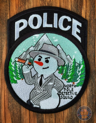 North Pole Police Detective Squad patch | Underdog Patch Desig