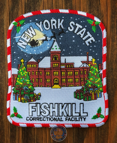 New York State Corrections Fishkill Christmas patch | Underdog Patch Desig