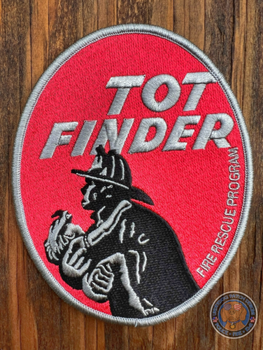Tot Finder Fire Department embroidered patch | Underdog Patch Desig
