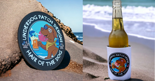 Underdog PVC patch coaster and Koozie (you get both!) | Underdog Patch ...