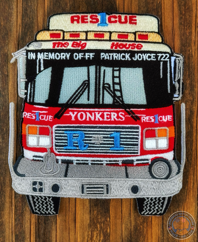 Yonkers Fire Dept. Rescue 1 patch | Underdog Patch Desig