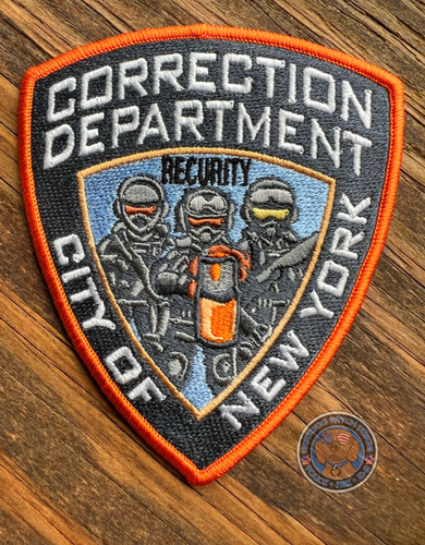New York City Dept. Of Corrections Recurity embroidered patch ...
