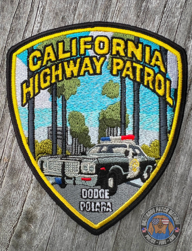 California Highway Patrol Dodge Polara embroidered Tribute Patch ...