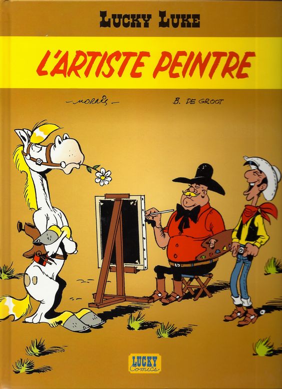Lucky Luke, Cartoon and Comic Art.Illustration