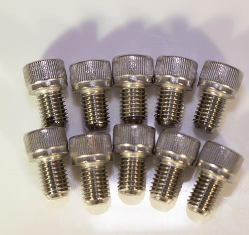 Buy 1/4-28 x 1/2 Stainless Steel Knurled Socket Head Bolts - 20 Pcs