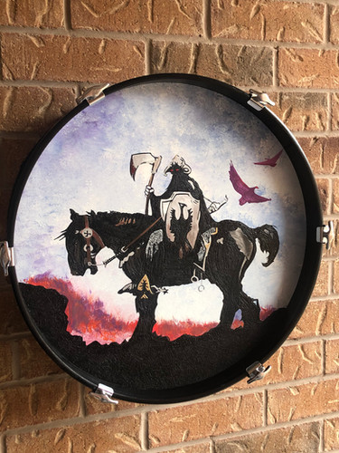 20"Frank Frazetta Drum Wall Art | Funky Upbeat Designs