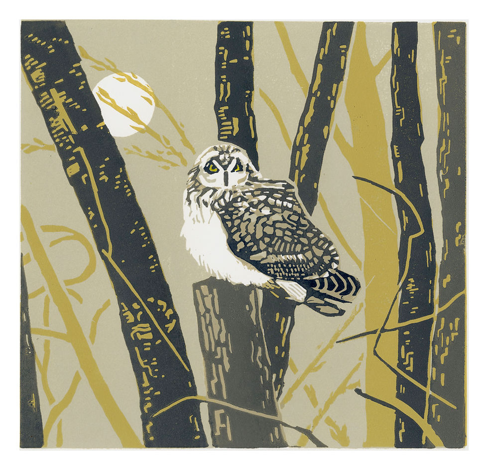 Linocuts | Norfolk | Max Angus | Linocut Print Page