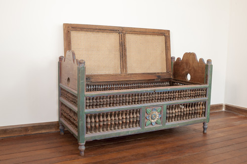 Teakwood Rattan Jodang | Waworuntu Gallery