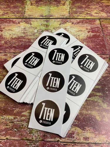 Take Away Labels - Qty 500 | Print Malta