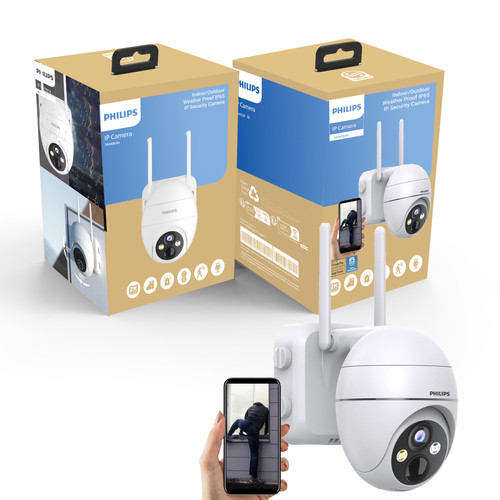 2MP Indoor /Outdoor Security Camera, 4X Digital Zoom, Smart IP WiFi ...