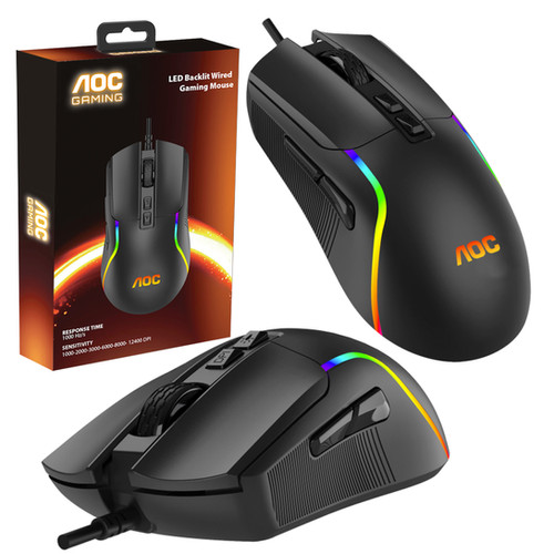 LED Backlit Wired Gaming Mouse | Visco Llc