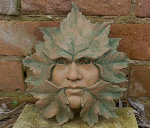 Green man clay sculpture | amerton