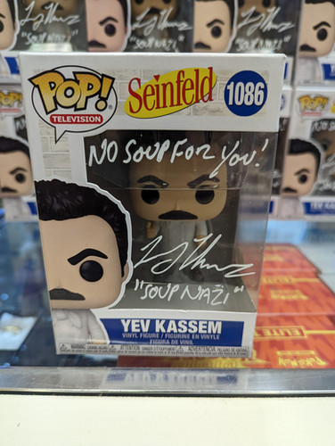 Yev Kassem Soup Nazi Autographed Funko Pop #1086 | Pop Stop Poke Shop
