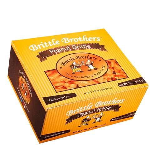 Peanut Brittle 1 lb Box | Brittle Brothers