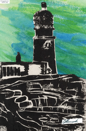 Neist point lighthouse Northern Lights - Aurora Borealis collage ...