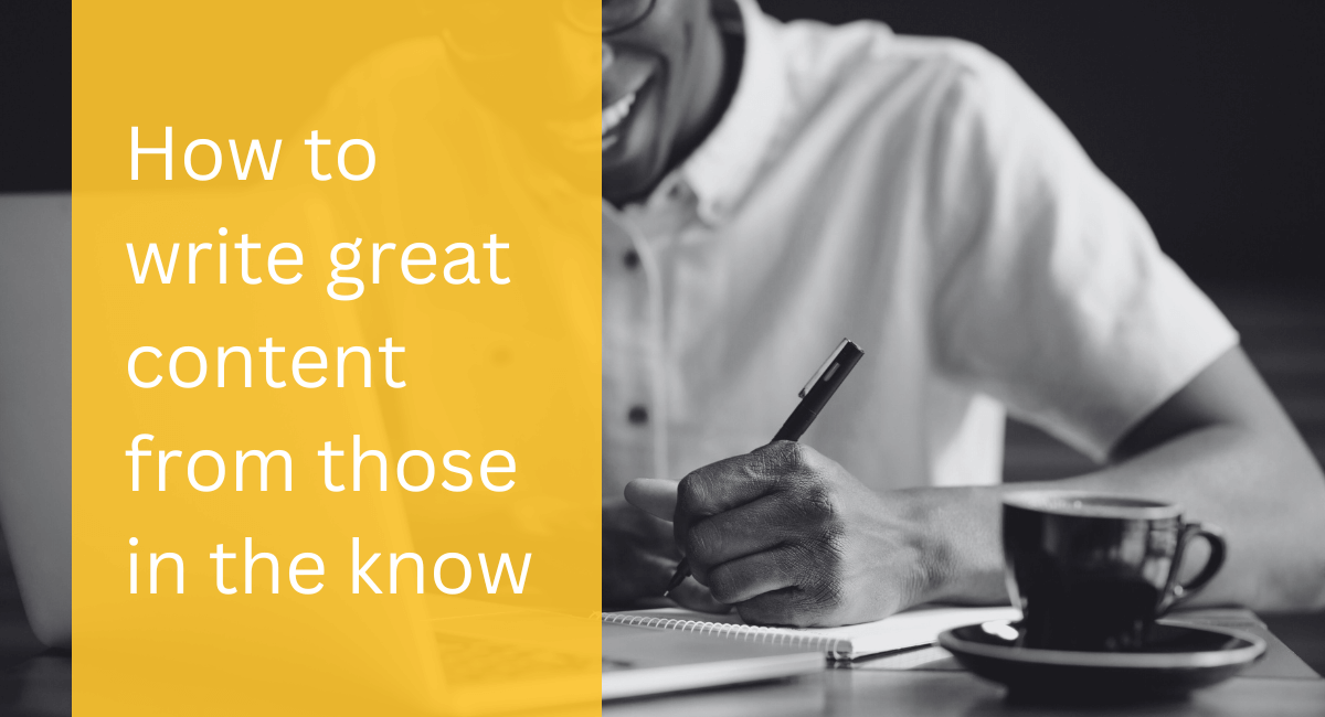 How to write great content, from those in the know