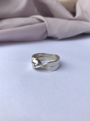 Anillo Moebius Doble | Buena Plata