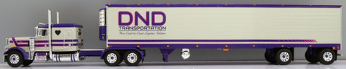 1/64 DCP DND Logistics Peterbilt 359 with spread axle reefer | Farmer ...
