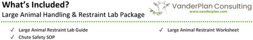 Large Animal Handling & Restraint Lab Package | VanderPlan