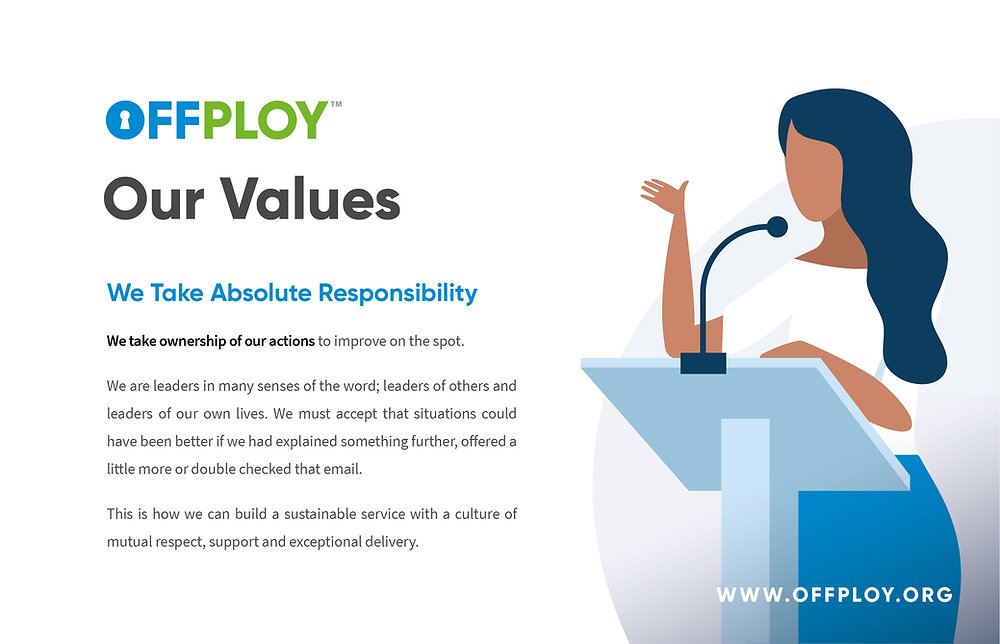 We take absolute responsibility
