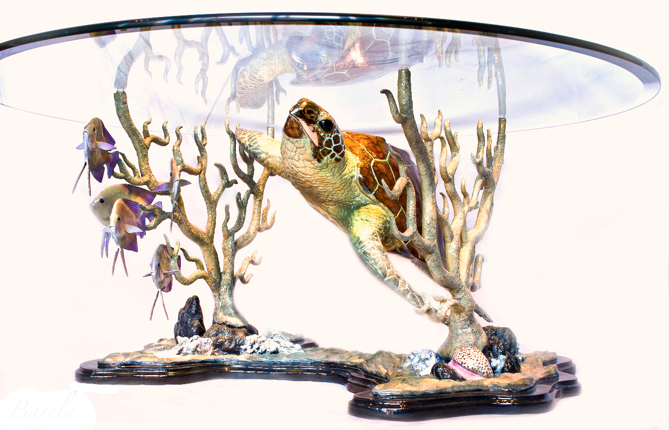 Octopus Table| Turtle Tables| Marine Life Coffee Table