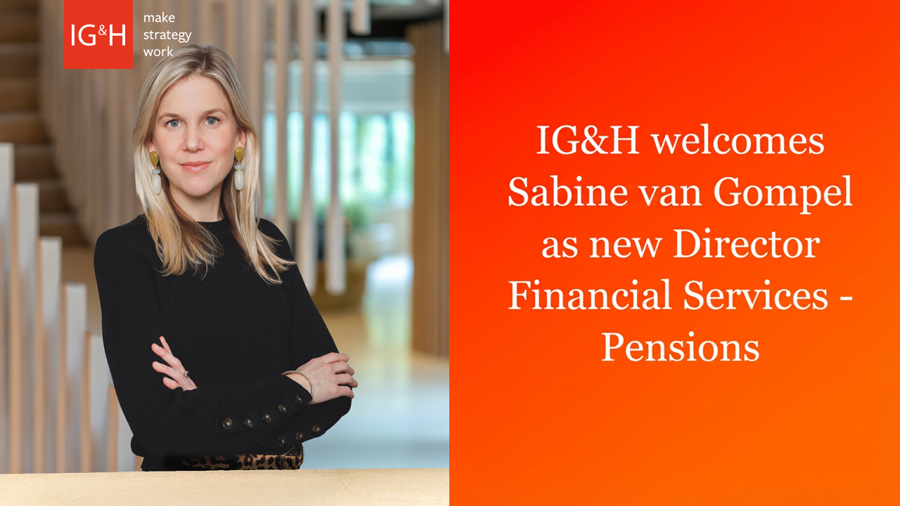 IG&H verwelkomt Sabine van Gompel als nieuwe directeur Financiële ...