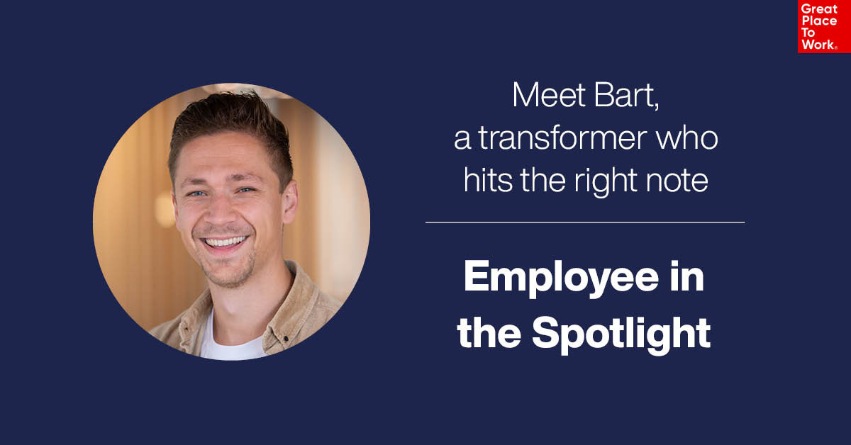 Employee in the spotlight: Meet Bart from the Transformation Team