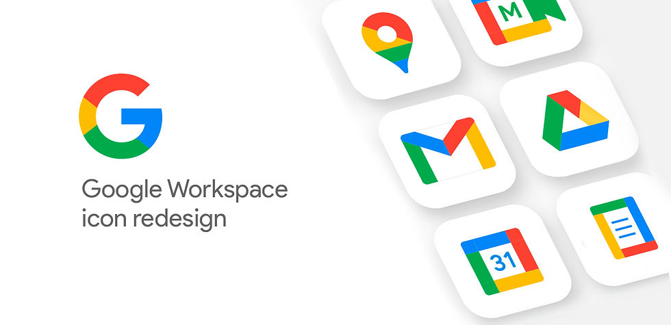 Google Workspace icon redesign | Mari Giampietri