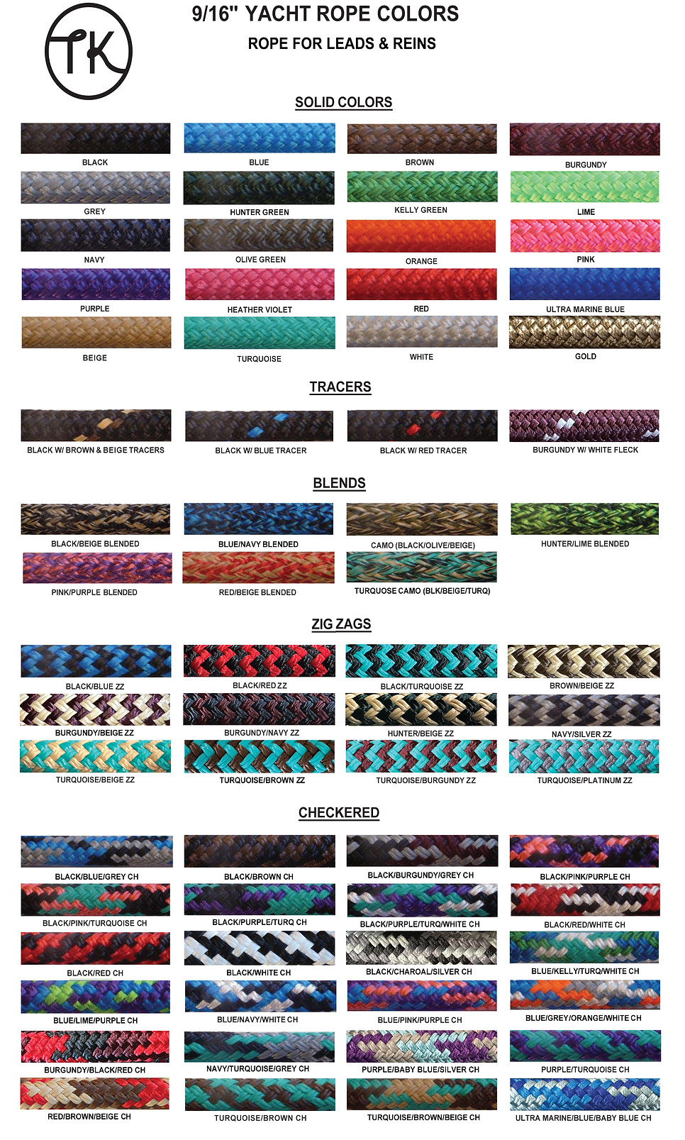 ROPE OPTIONS | Twisted Knot Halters