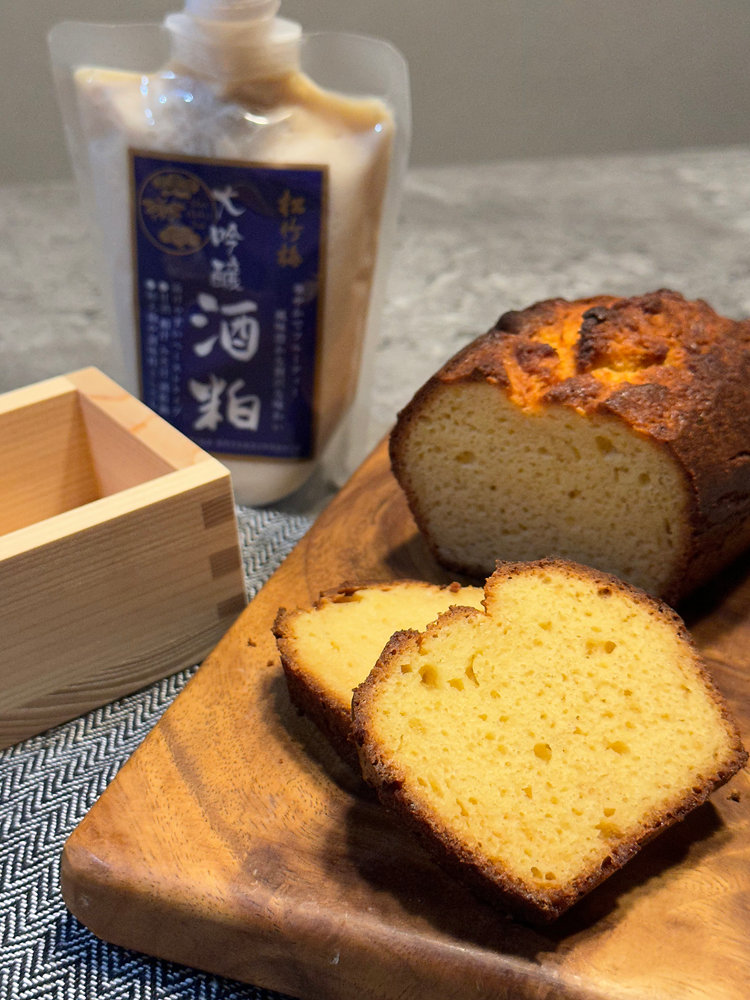 Sake kasu loaf
