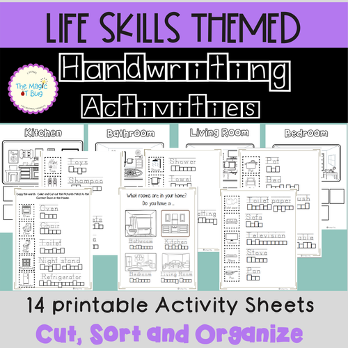 Life Skills Handwriting Printable PAcket | The Magic OT Bug