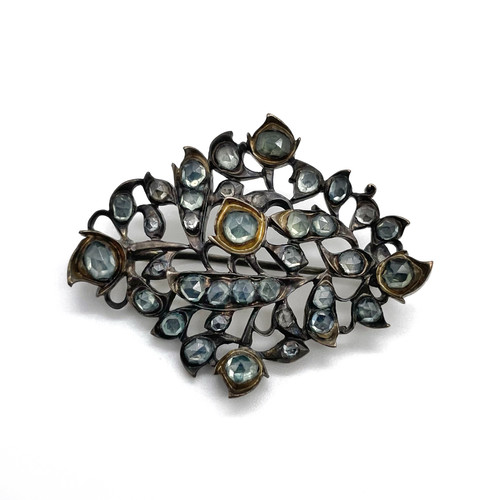 georgian jargoon foliate brooch | Cloudless Sulphur