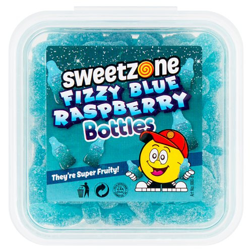 Sweetzone Blue Rasp Bottles 170G Tub | OneBeyond