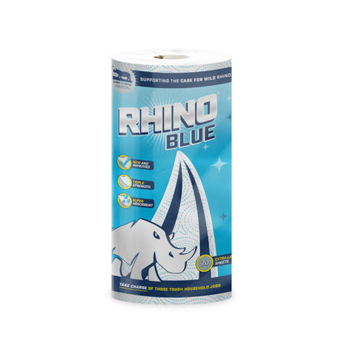 Rhino Blue Kitchen Roll 70 Sheets 3 Ply | OneBeyond