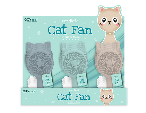 Cat Handheld Fan PDQ | OneBeyond