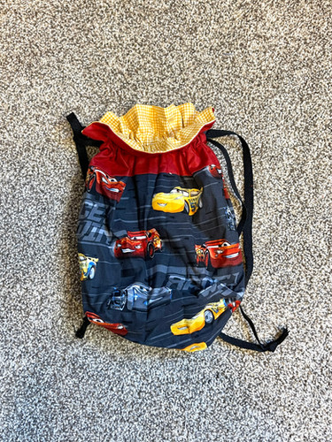 Cars 3 Drawstring Bag | Sew Peachy