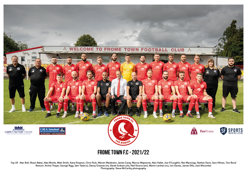 Team Poster 21/22 | Frome Town FC