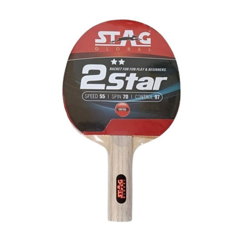 Stag Global 2 Star Table Tennis Bat - Shop Now at Table Tennis Empire