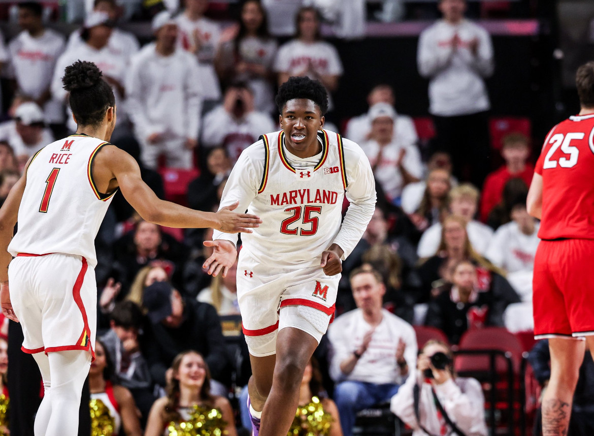 Star Maryland basketball freshman Derik Queen declares for 2025 NBA Draft