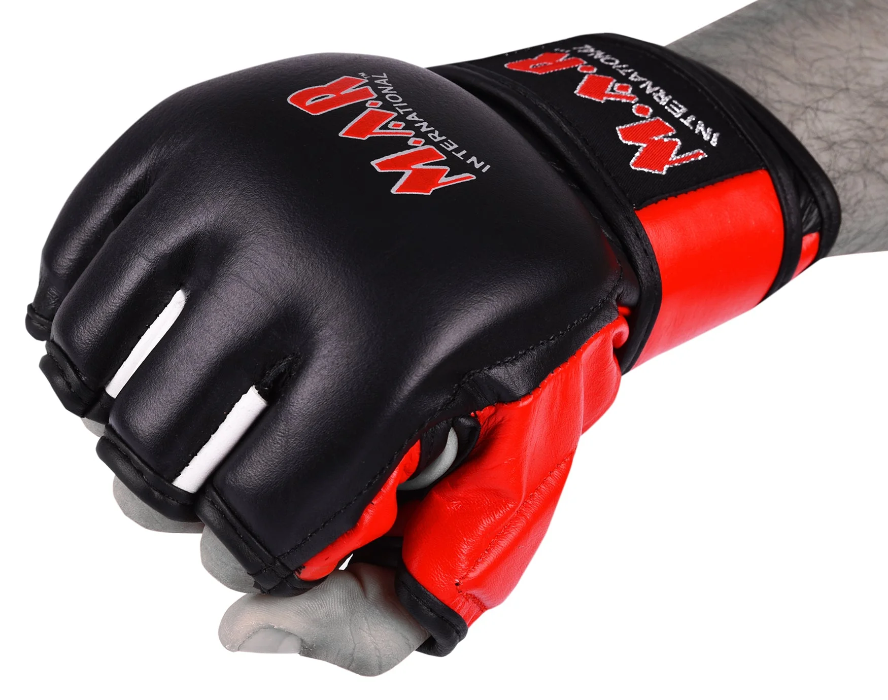 Black & red MMA competition gloves | Plan C Training