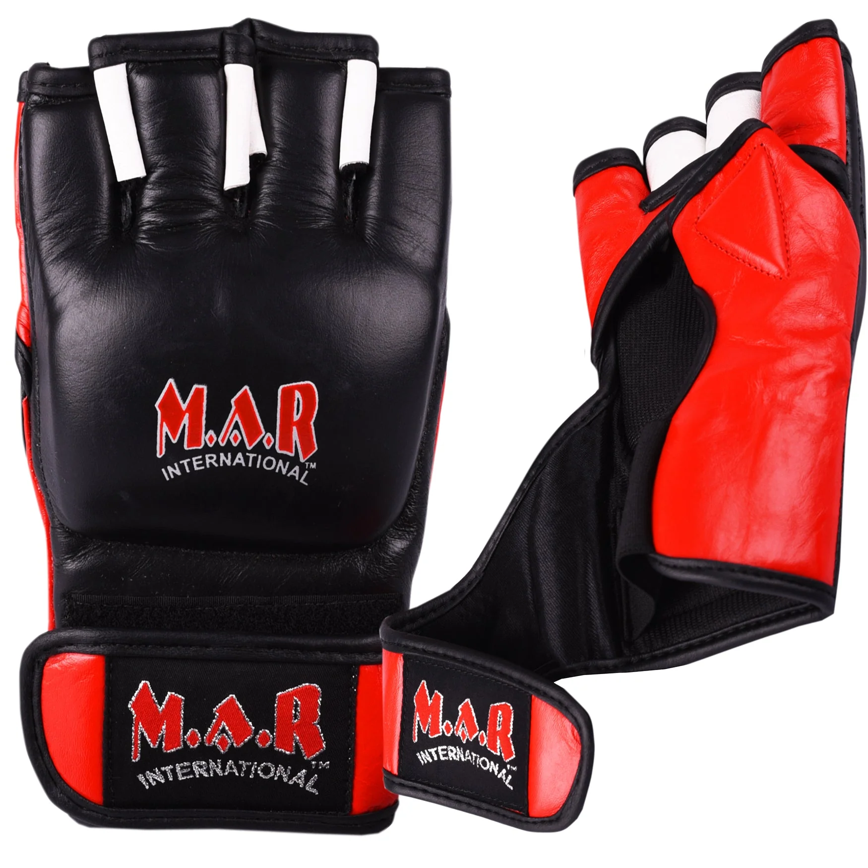 Black & red MMA competition gloves | Plan C Training