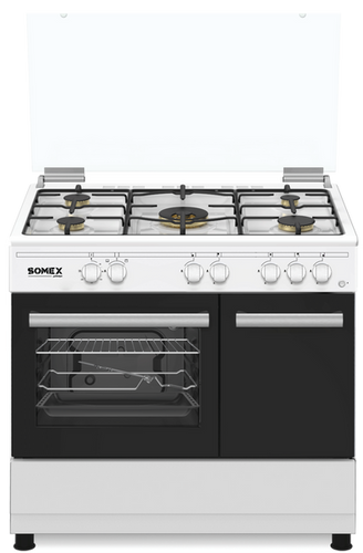طباخ سومكس مع فرن 5 رؤوس | Somex Smart