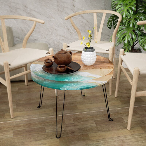 Oversized Round Table Mold 60 cm (25.5 inches) Round - DIY Resin River ...